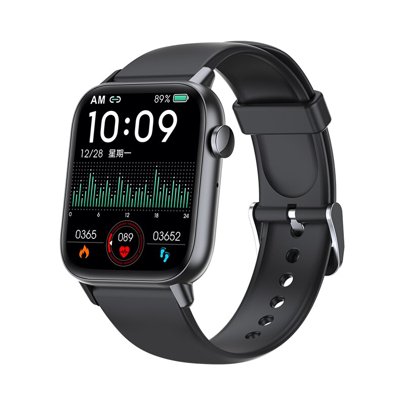 Smartwatch IQuality® QS 2.5D Curved Glass, Functie Apelare Si ...