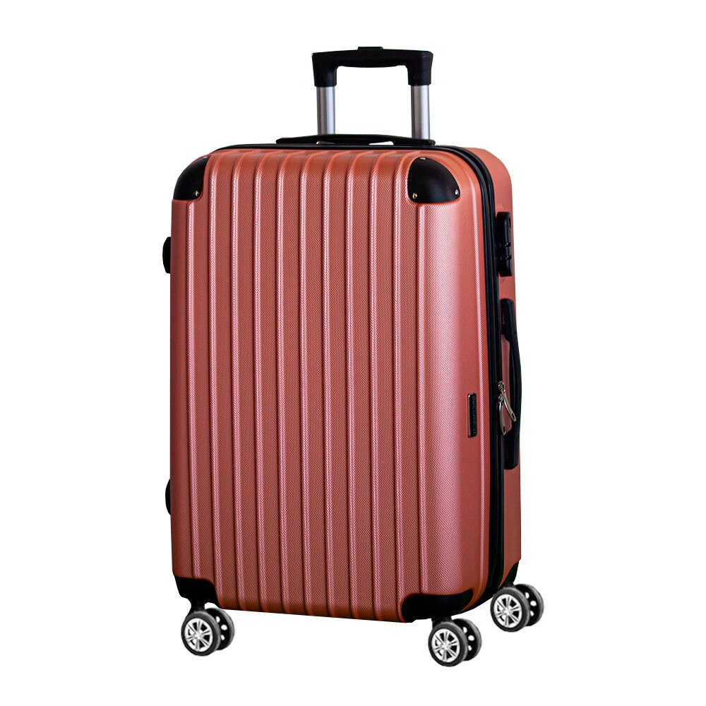 Valiza, BeComfort L01-R-55, rosegold rulanta 55 cm - eMAG.ro