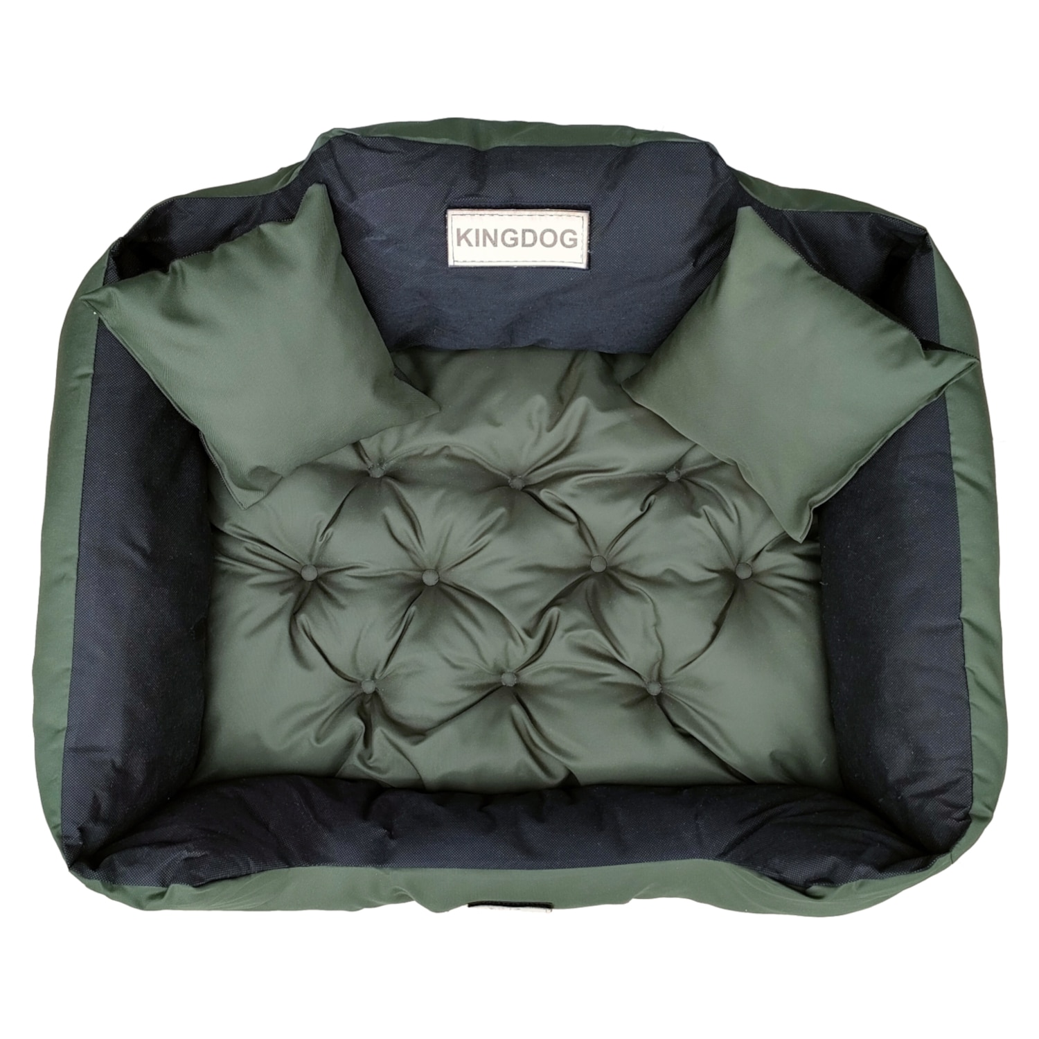 Pat pentru caine, 40 x 30 cm, verde - eMAG.ro