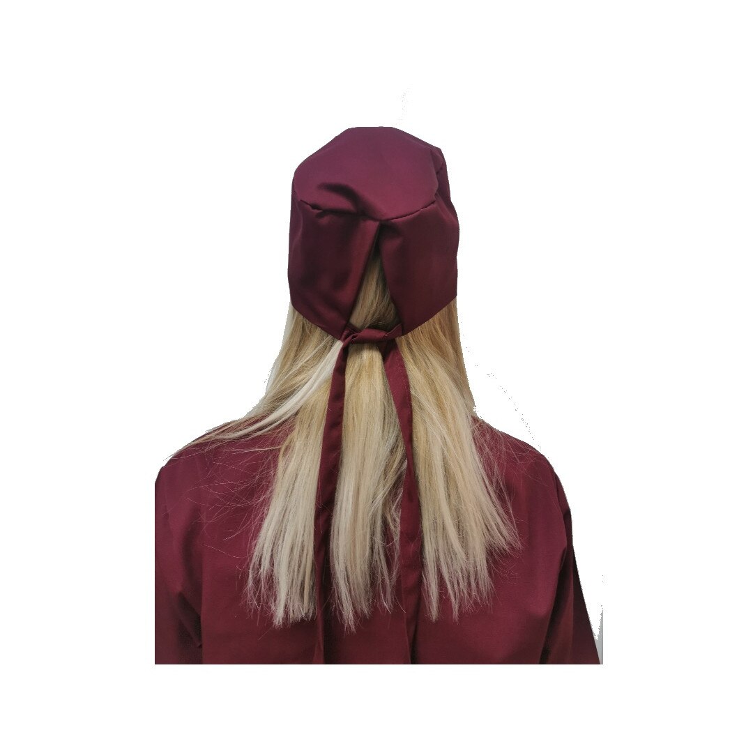 Set medical UNISEX, bluza, boneta, cordon, S, bust 104 cm, bordo - eMAG.ro