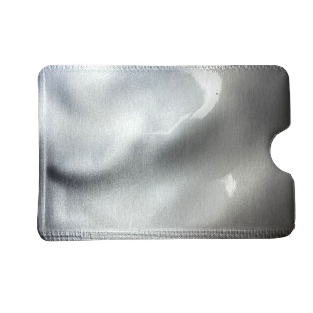 Husa de protectie RFID / NFC / Contactless pentru card bancar Argintiu ...