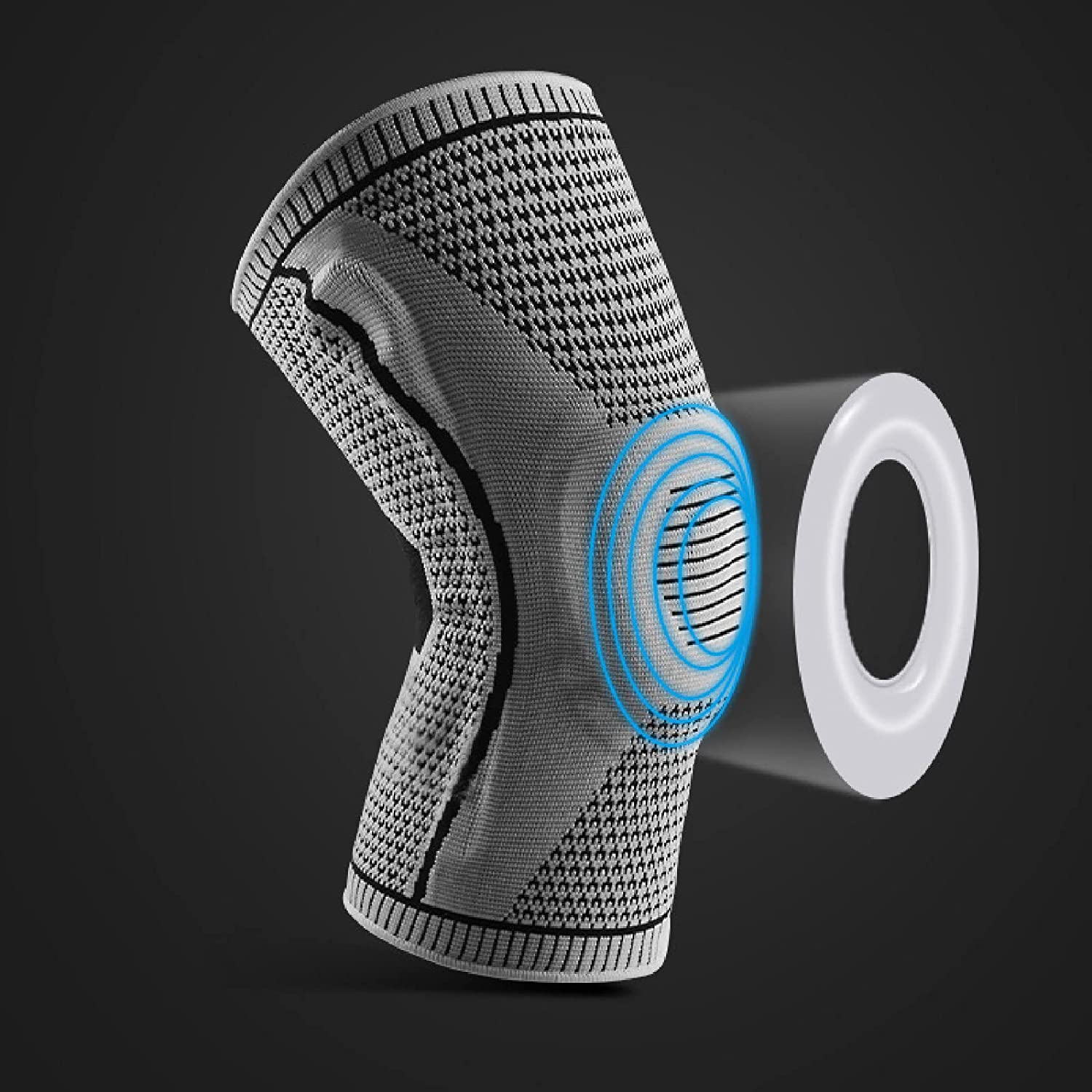 Set 2 genunchiere Tiessa cu suport rotulian si insertii laterale din ...