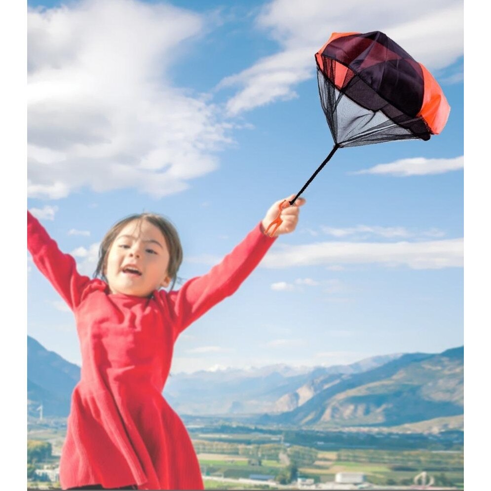 Soldat De Jucarie cu Parasuta, Portocaliu, 43 cm, +3 ani - eMAG.ro