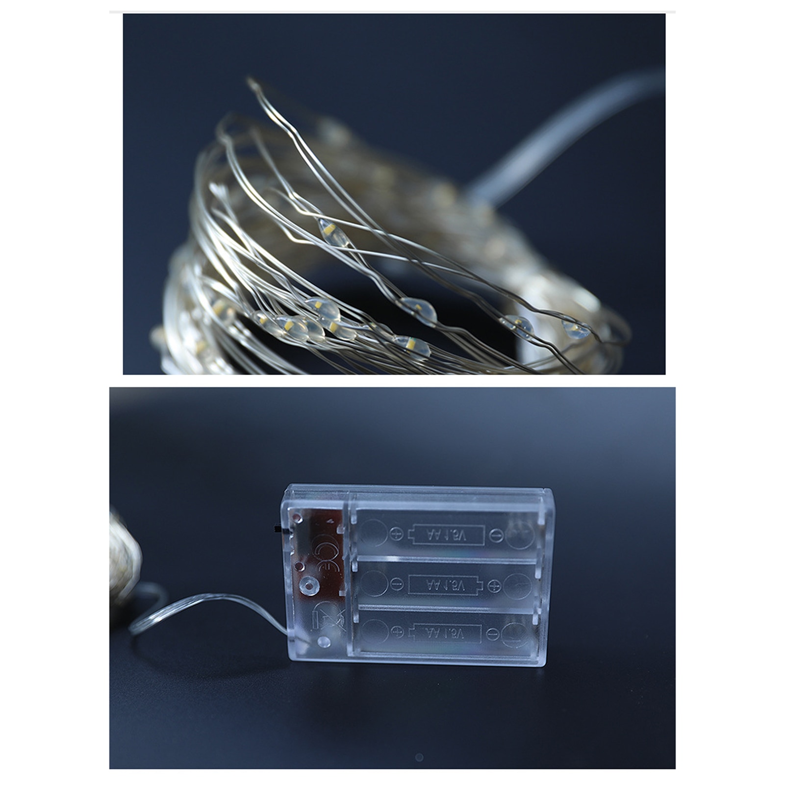 Instalatie luminoasa, LED, 2m, Alb cald - eMAG.ro