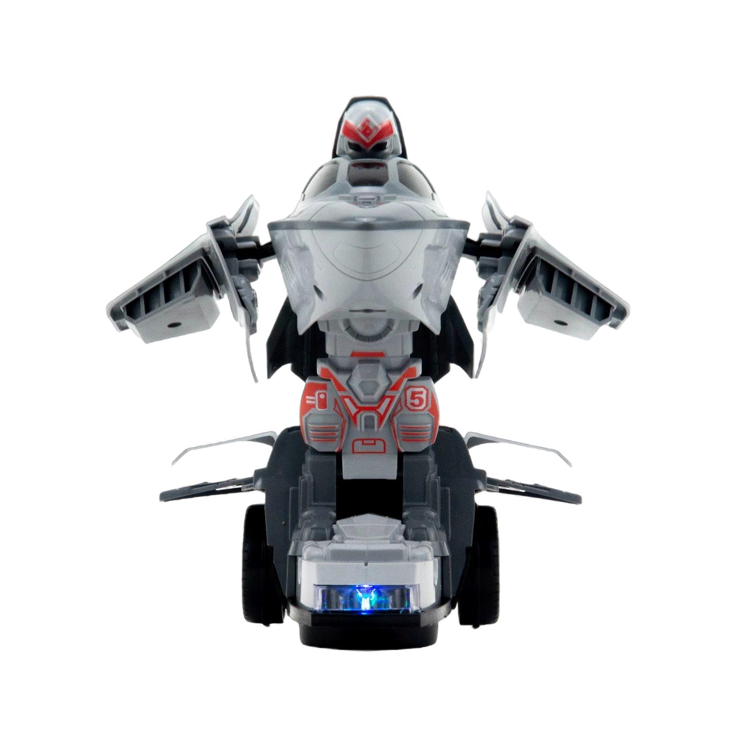 Jobot de jucarie, Robot/Avion, 2IN1, Lumini/Sunete, Plastic, Multicolor ...