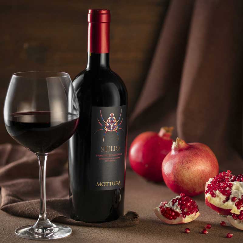 Червено вино Mottura Selezione Stilio Primitivo Di Manduria, Сухо, 0,7 ...