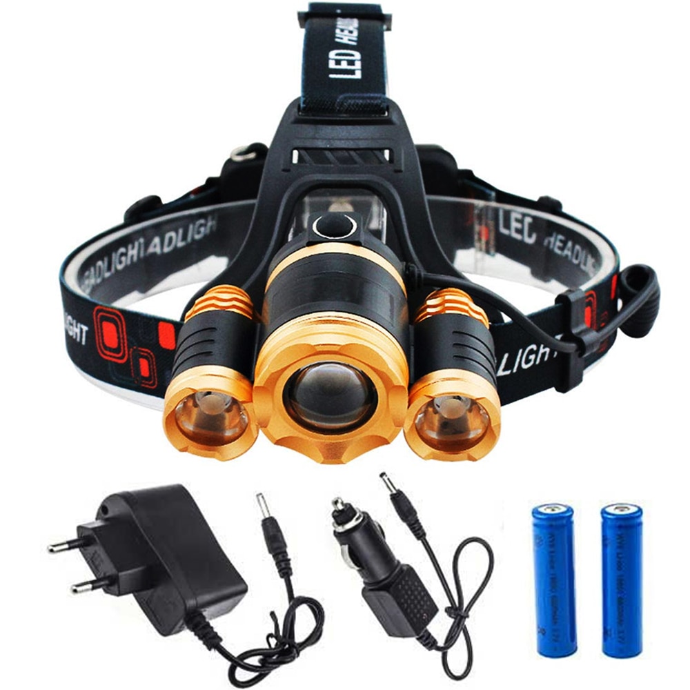 Lanterna Frontala LED Zenino - Ultra Bright, 3 LED-uri Cree XML-T6 ...