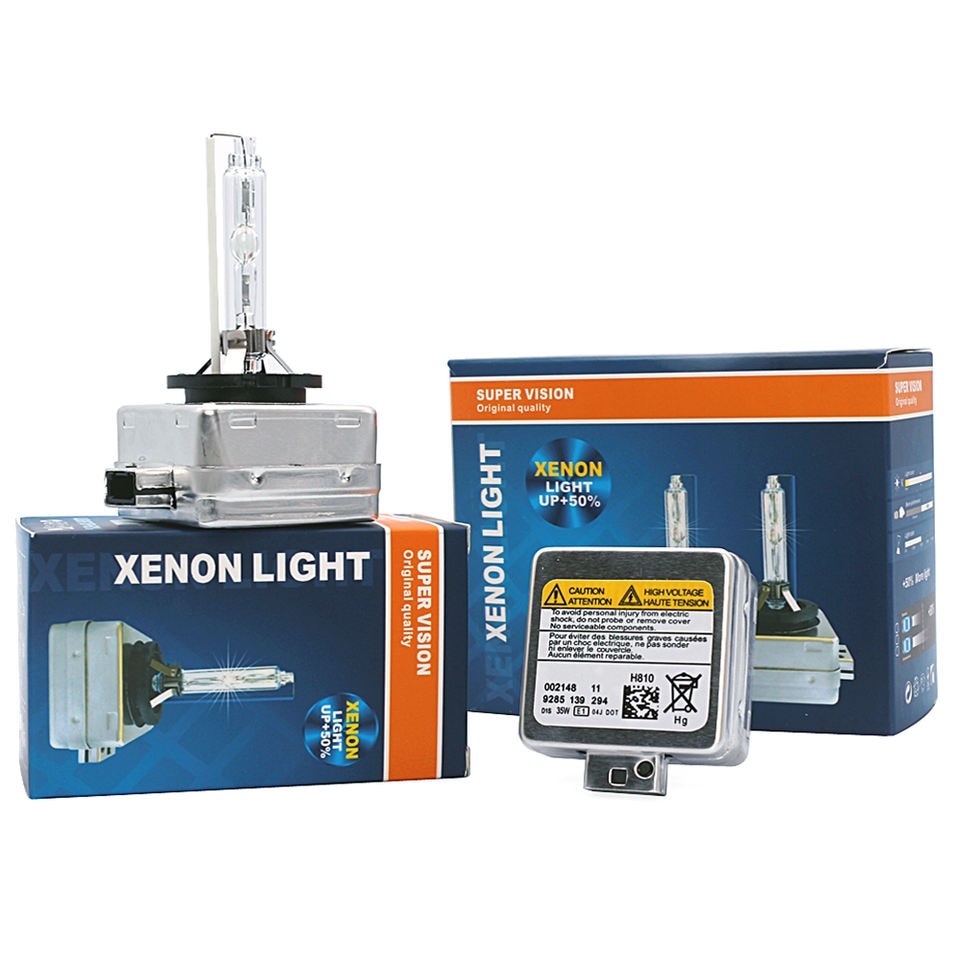 Set 2 Becuri Xenon D1S, 35 W, 6000k - eMAG.ro