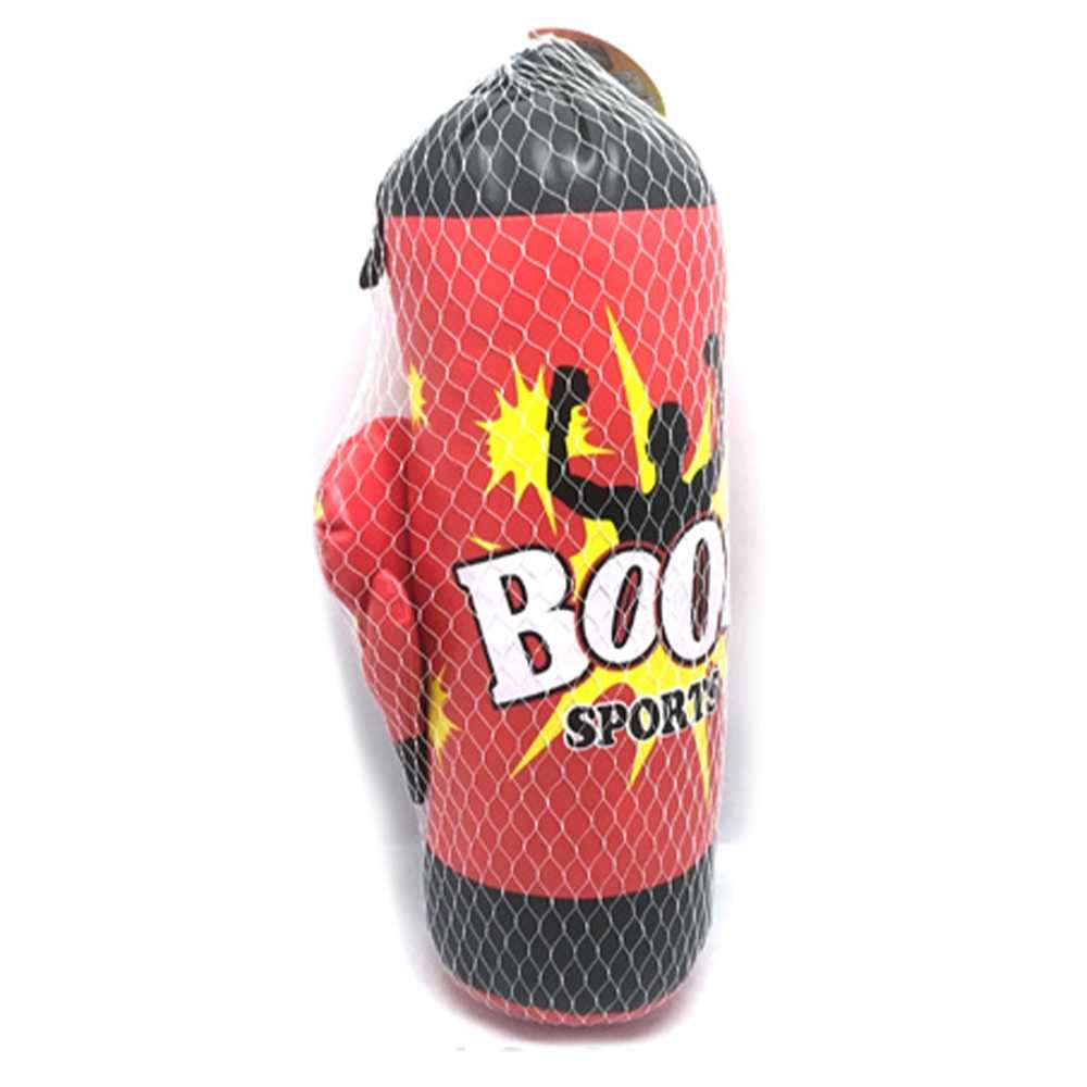 Set sac si manusi de box pentru copii, 43 cm, Robentoys - eMAG.ro