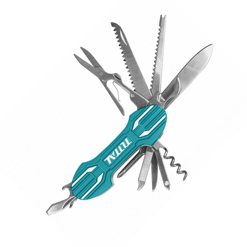 Cutit multifunctional cu 15 functii, 9.5cm, aluminiu, ATT-T0156 - eMAG.ro