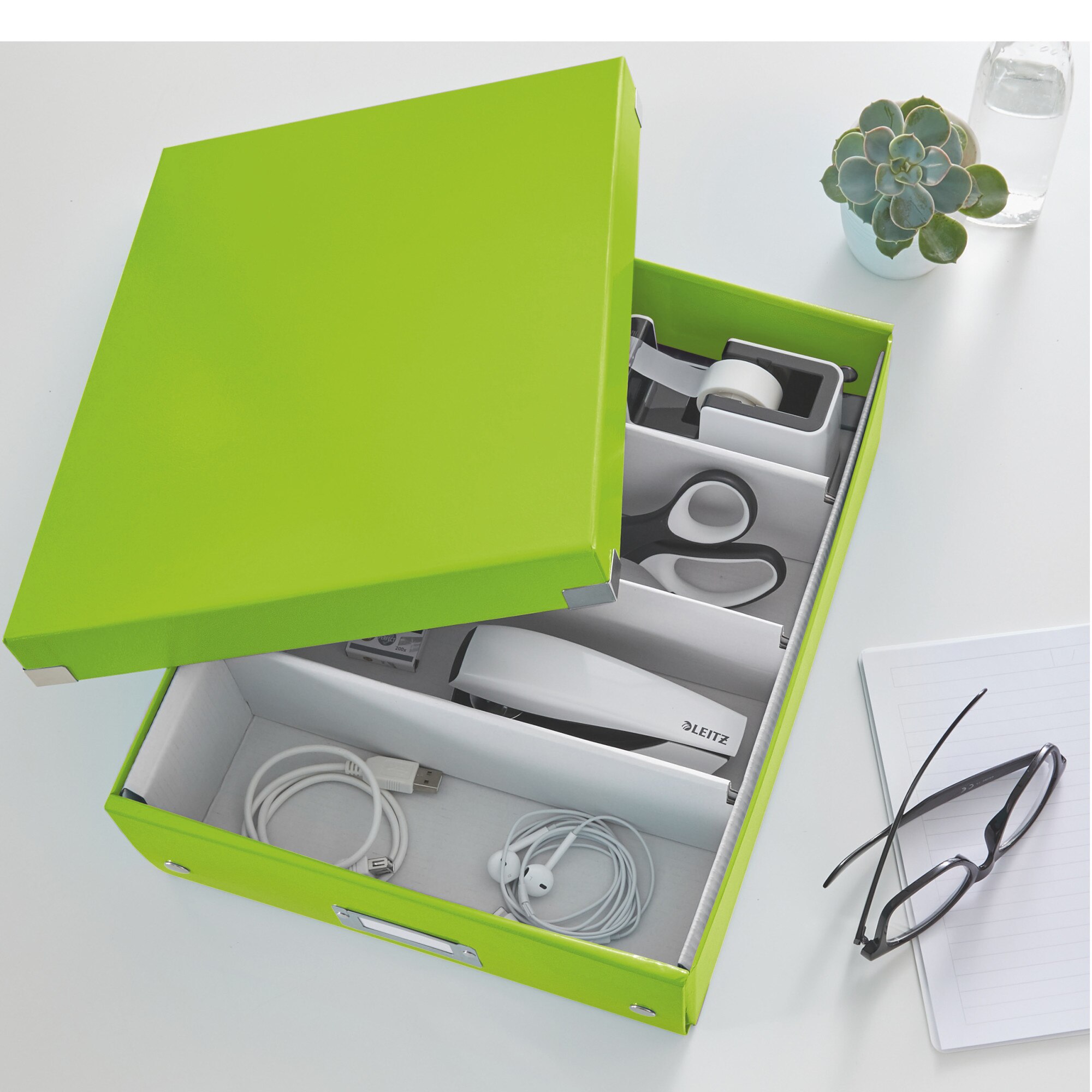 Leitz WOW Click & Store Organizer Szervező doboz, tároló, laminált ...