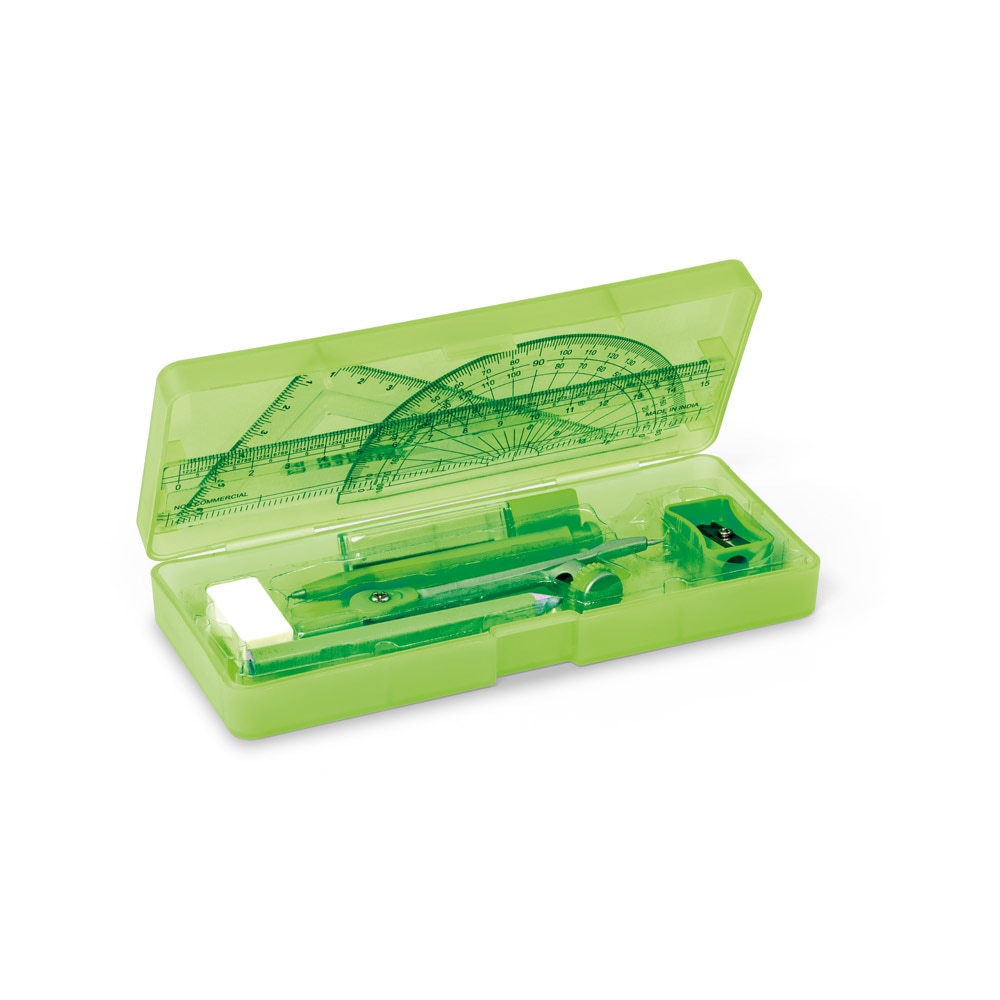 Trusa de geometrie pentru scoala, plastic, Dalimag - eMAG.ro