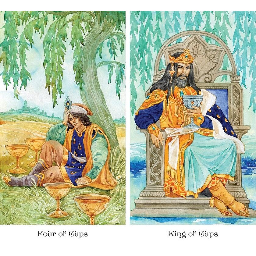 Set 78 carti Tarot of the Golden Wheel, U.S. Games Systems, De Mila ...