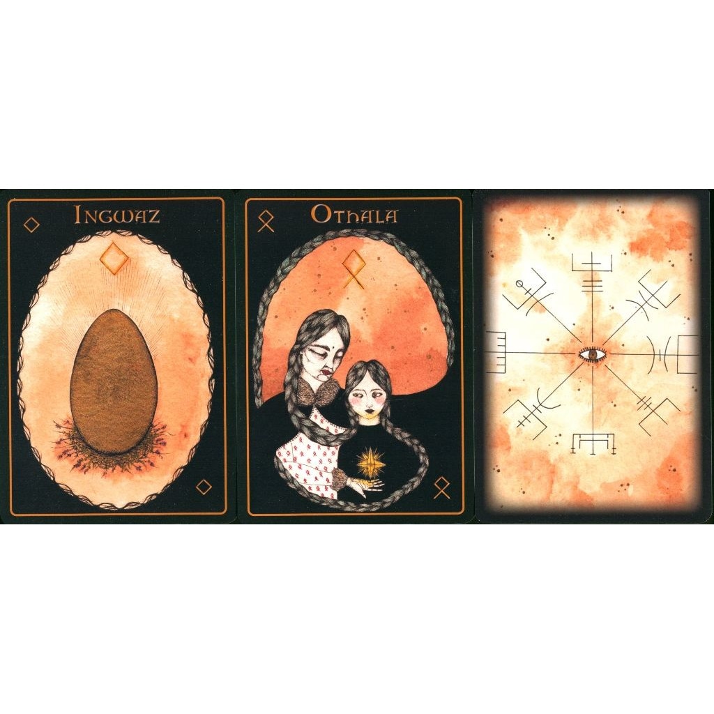 Set 24 carti Rune Oracle Gulliver l‘Aventuriere, AGM, De Lyra Ceoltóir ...