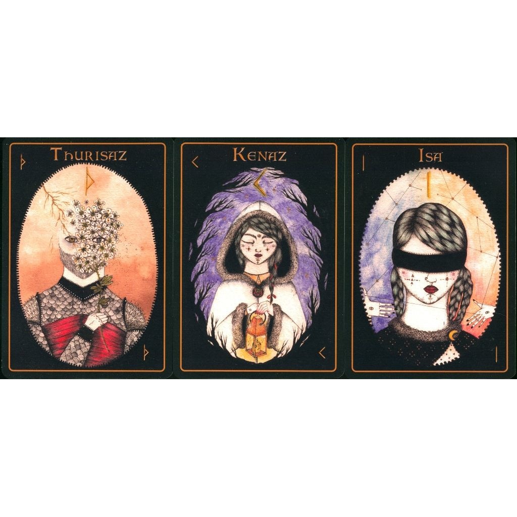 Set 24 carti Rune Oracle Gulliver l‘Aventuriere, AGM, De Lyra Ceoltóir ...