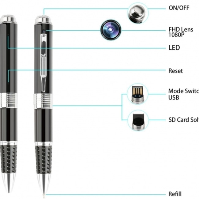 Pix Spion Camera 1080 HD si Microfon, Inregistrare Audio Video, Foto ...