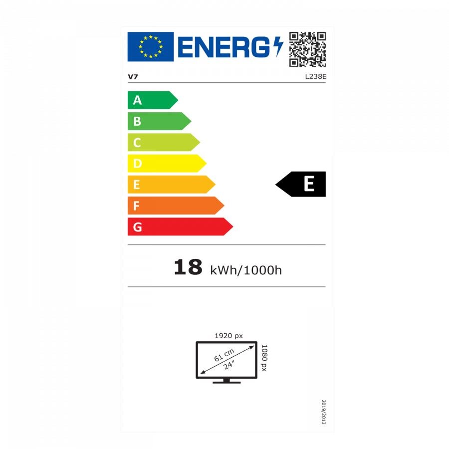 Monitor LED, V7, 24", L238E-2K, Negru - eMAG.ro