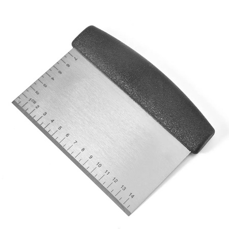 Racleta gradata inox cu maner abs pentru aluat, 11.7x15.8 cm - eMAG.ro