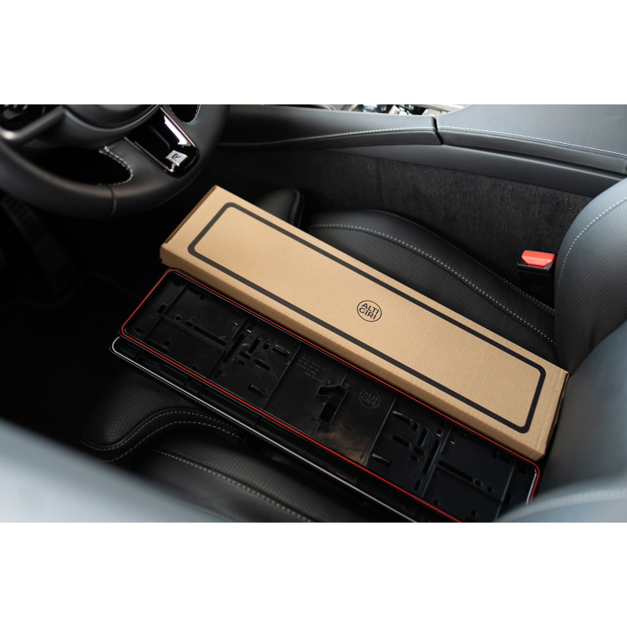 Suport numar auto MONO Albastru - eMAG.ro