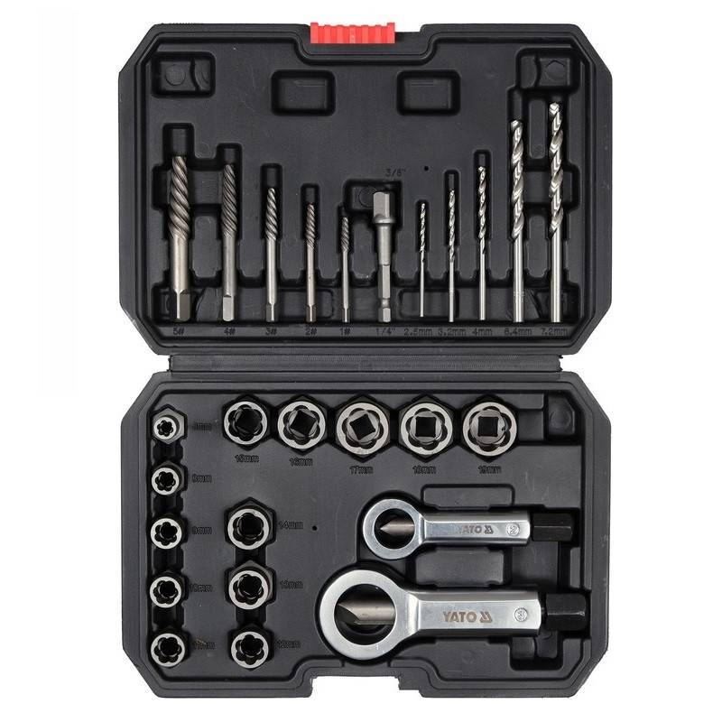 Set 26 chei Yato YT-06037, pentru extras suruburi si piulite rupte ...