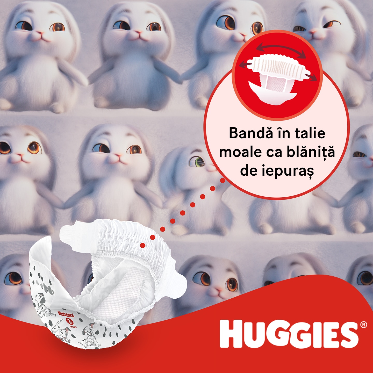 Scutece Huggies Little Movers Mega 4, 7-18 kg, 132 buc - eMAG.ro