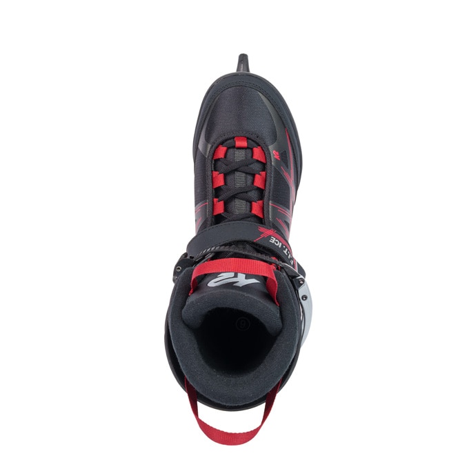 Patine de gheata, K2 Fit Ice, negru-rosu, softboot, 44.5 - eMAG.ro