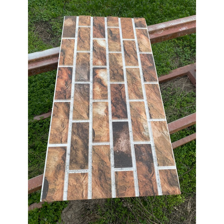 Placa decorativa model caramida 3D, DT-104, 100x50x2 cm - eMAG.ro