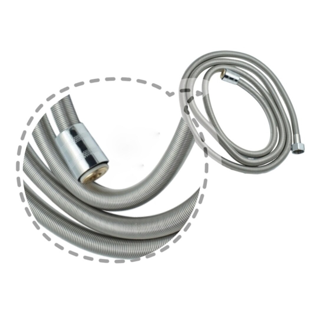 Set dus autorulota pentru bateria lavoar cu furtun inox, para dus cu ...