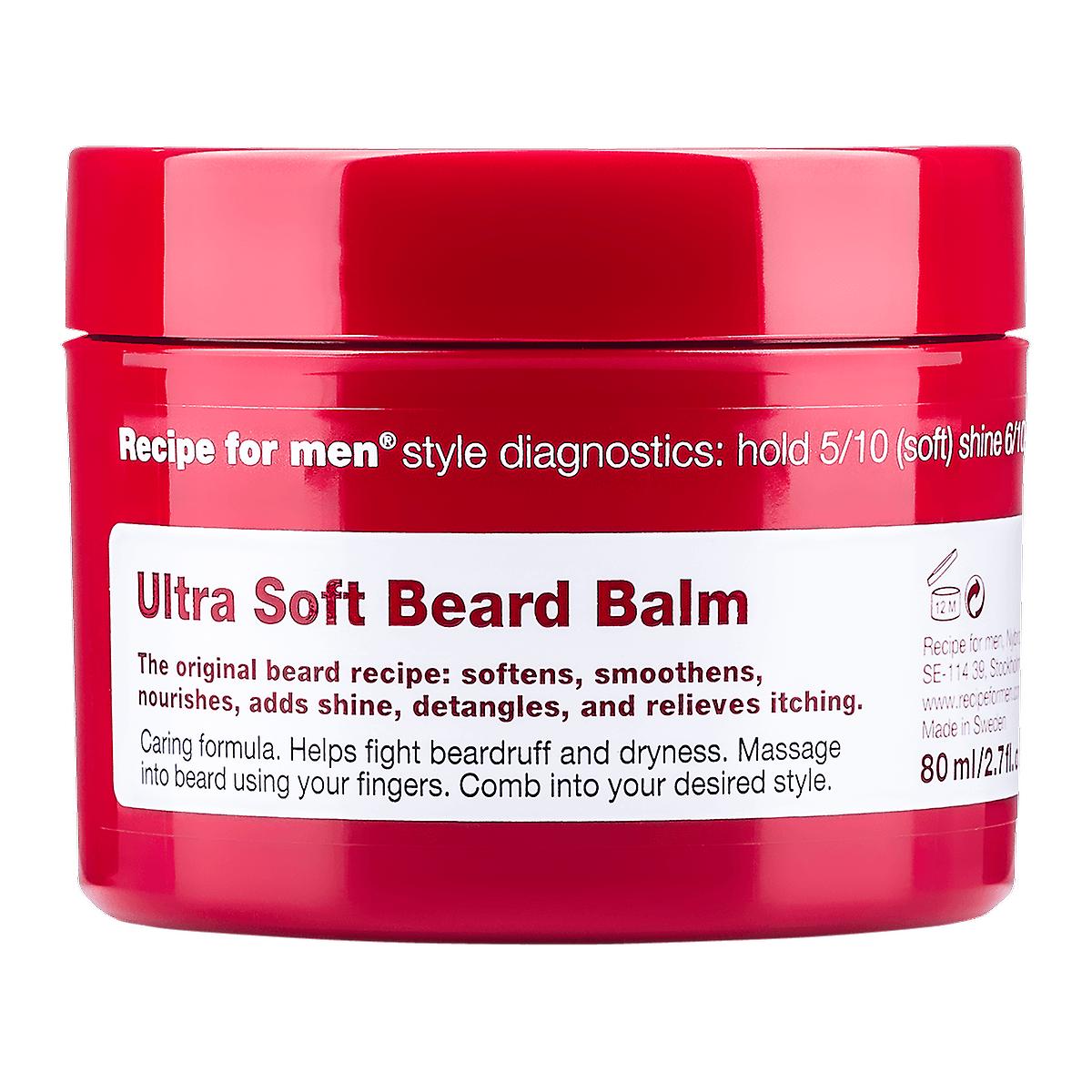 Balsam extra fin pentru barba Recipe for Men Ultra Soft Beard Balm 80 ...