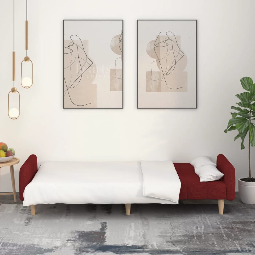 Canapea extensibila,2 persoane, cu 2 locuri,220x84,5x69 cm, material ...