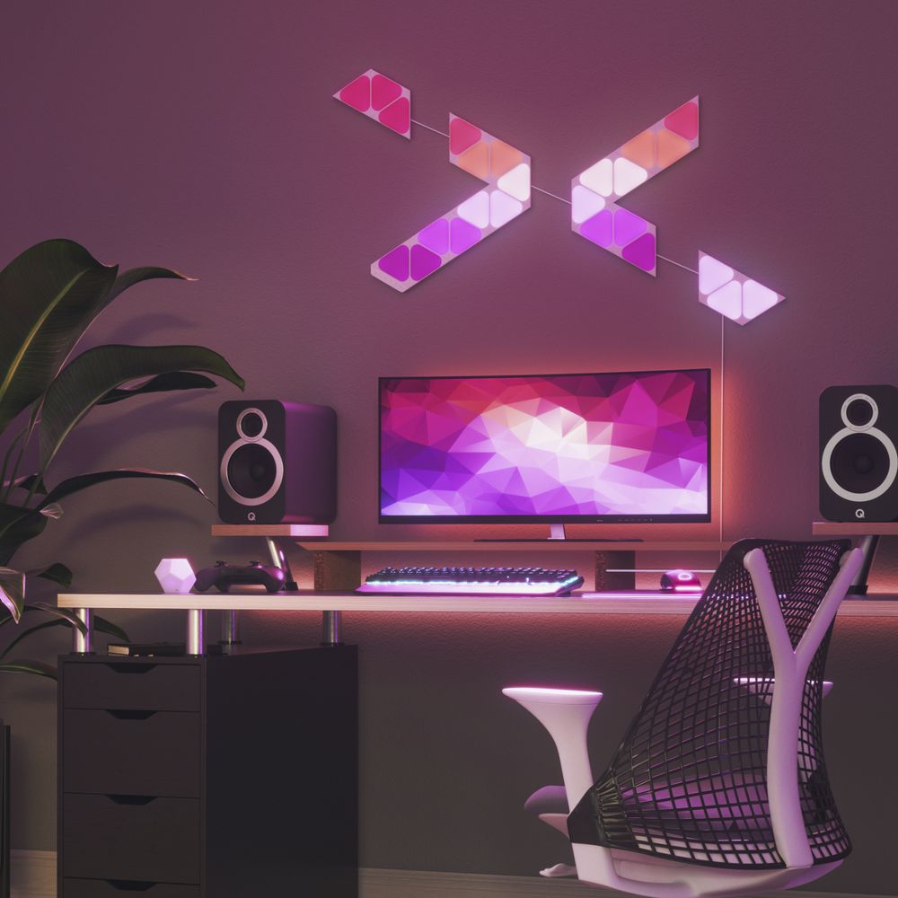 Panouri LED smart modulare Nanoleaf, Shapes Mini Triangles Expansion ...