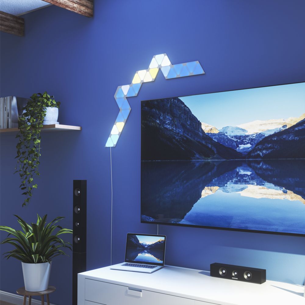 Panouri LED smart modulare Nanoleaf, Shapes Mini Triangles Expansion ...