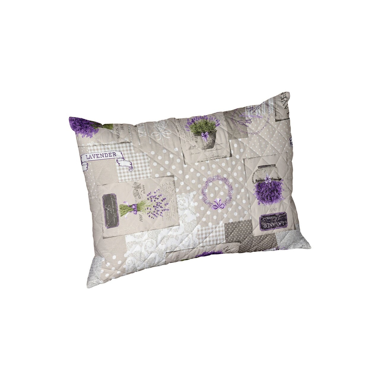 Perna Lavanda, microfibra matlasata Alcam, 50x70 cm - eMAG.ro