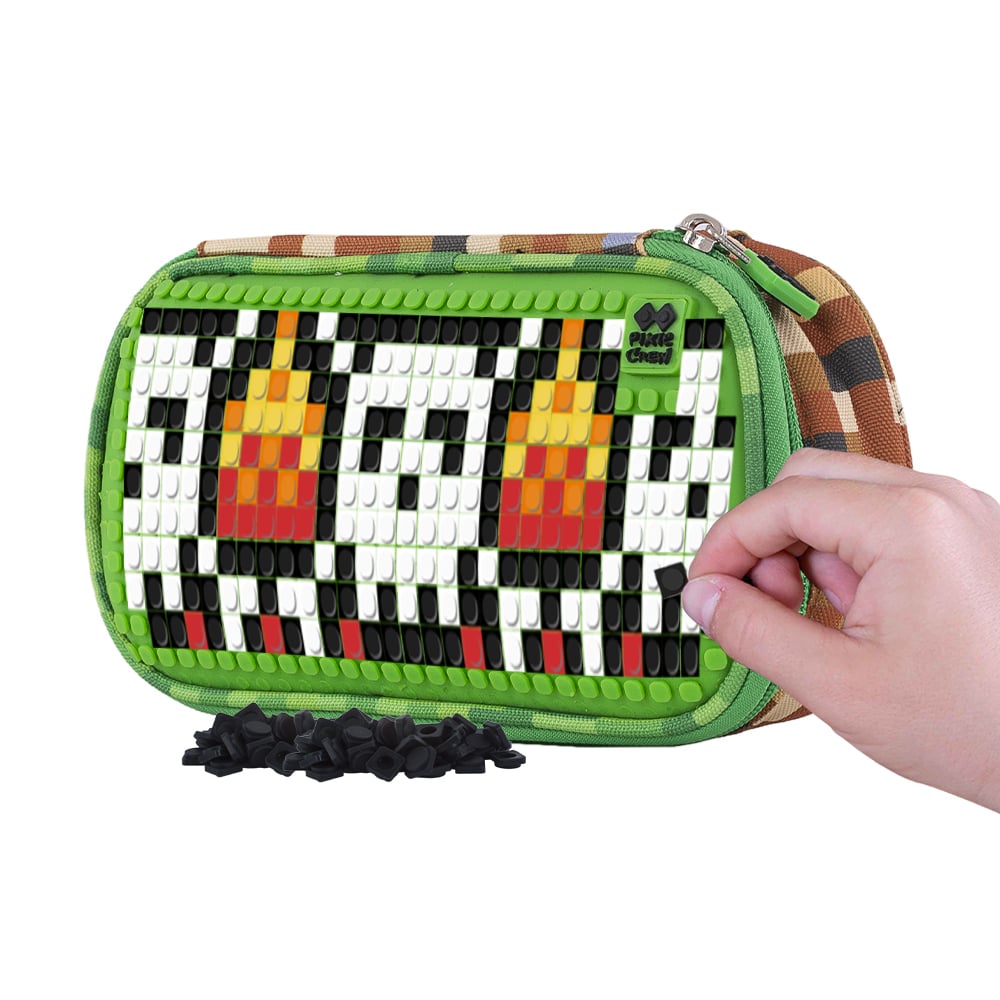 Penar oval neechipat Pixie Crew Green, 22 x 11 x 5 cm, Multicolor - eMAG.ro