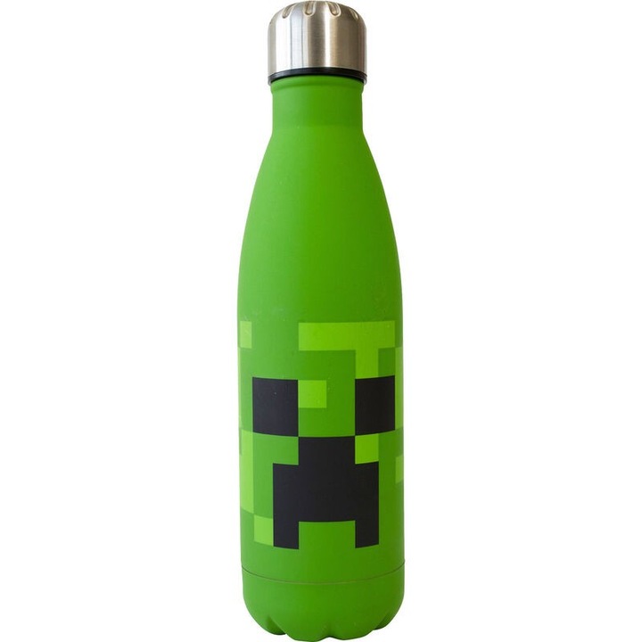 Sticla Minecraft Creeper, 500ml, Multicolor - eMAG.ro