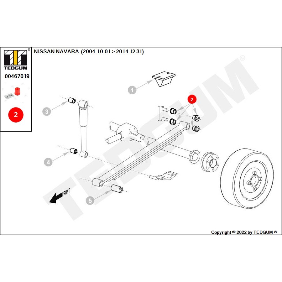 Set manson arc fata-spate si poliuretan, Tedgum, Pentru Nissan ...