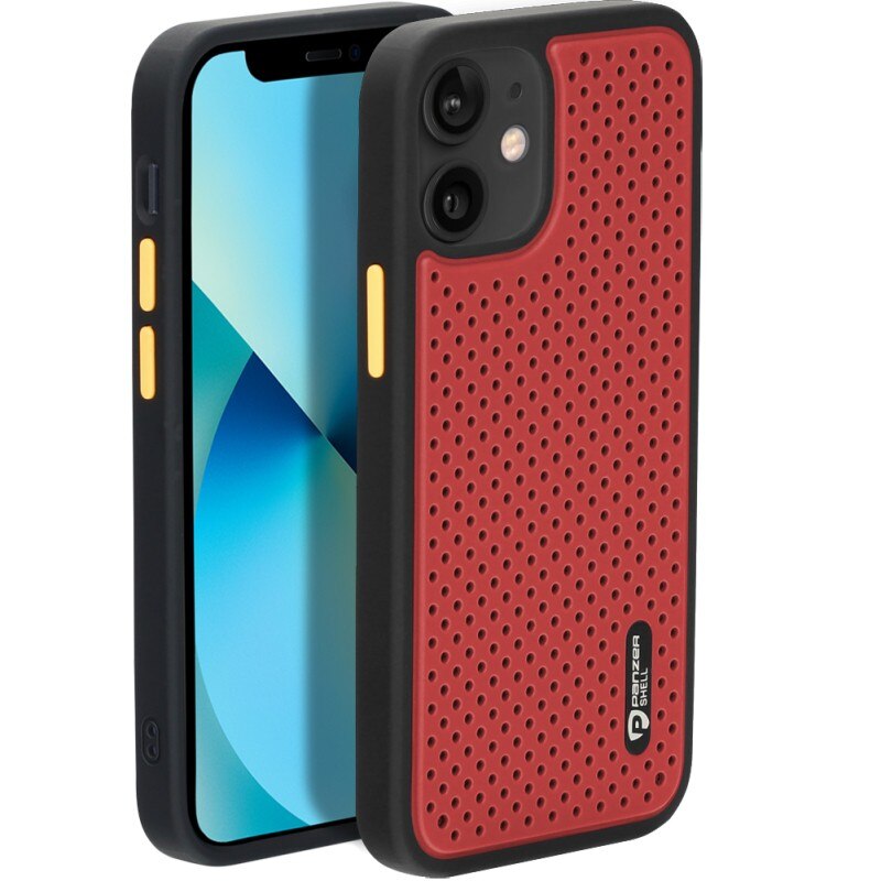 Husa de protectie PanzerShell, Perforata, Cu air cooling, Pentru iPhone ...
