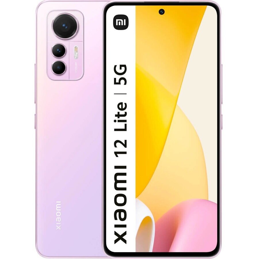 Telefon mobil Xiaomi 12 Lite, Dual SIM, 8GB RAM, 128GB, 5G, Roz - eMAG.ro