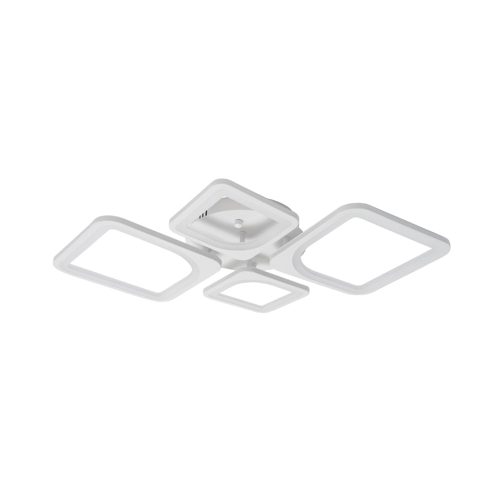 Lustra LED Rhea Home Light RHL60827 2+2 SQ, telecomanda, dimabila, max ...