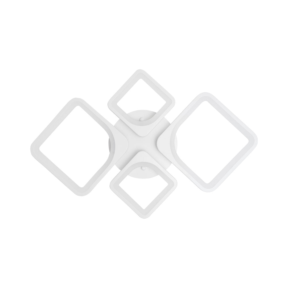 Lustra LED Rhea Home Light RHL60827 2+2 SQ, telecomanda, dimabila, max ...