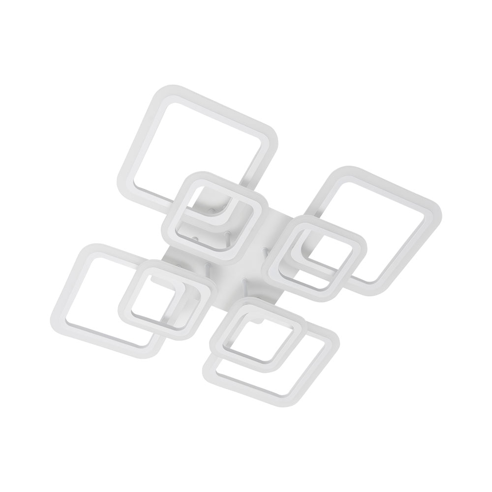 Lustra LED Rhea Home Light RHL60831 4+4 SQ, telecomanda, dimabila, max ...