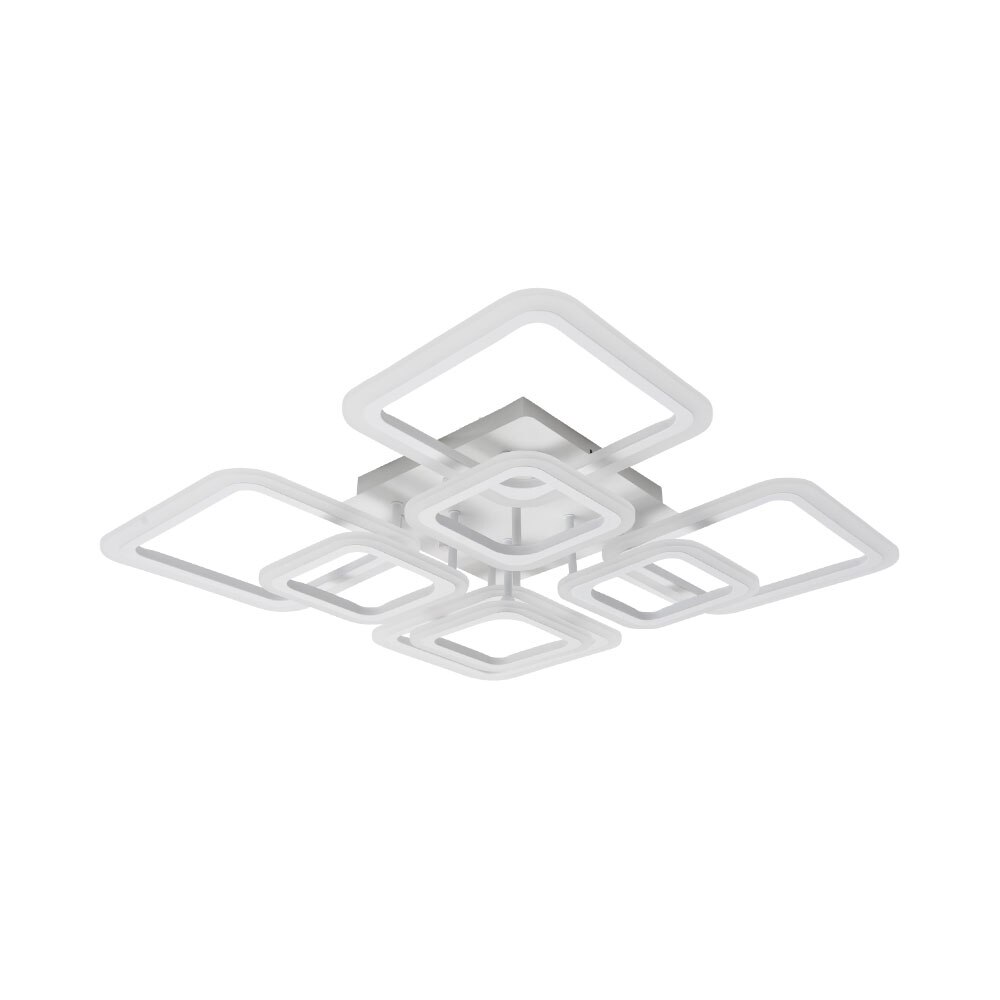 Lustra LED Rhea Home Light RHL60831 4+4 SQ, telecomanda, dimabila, max ...