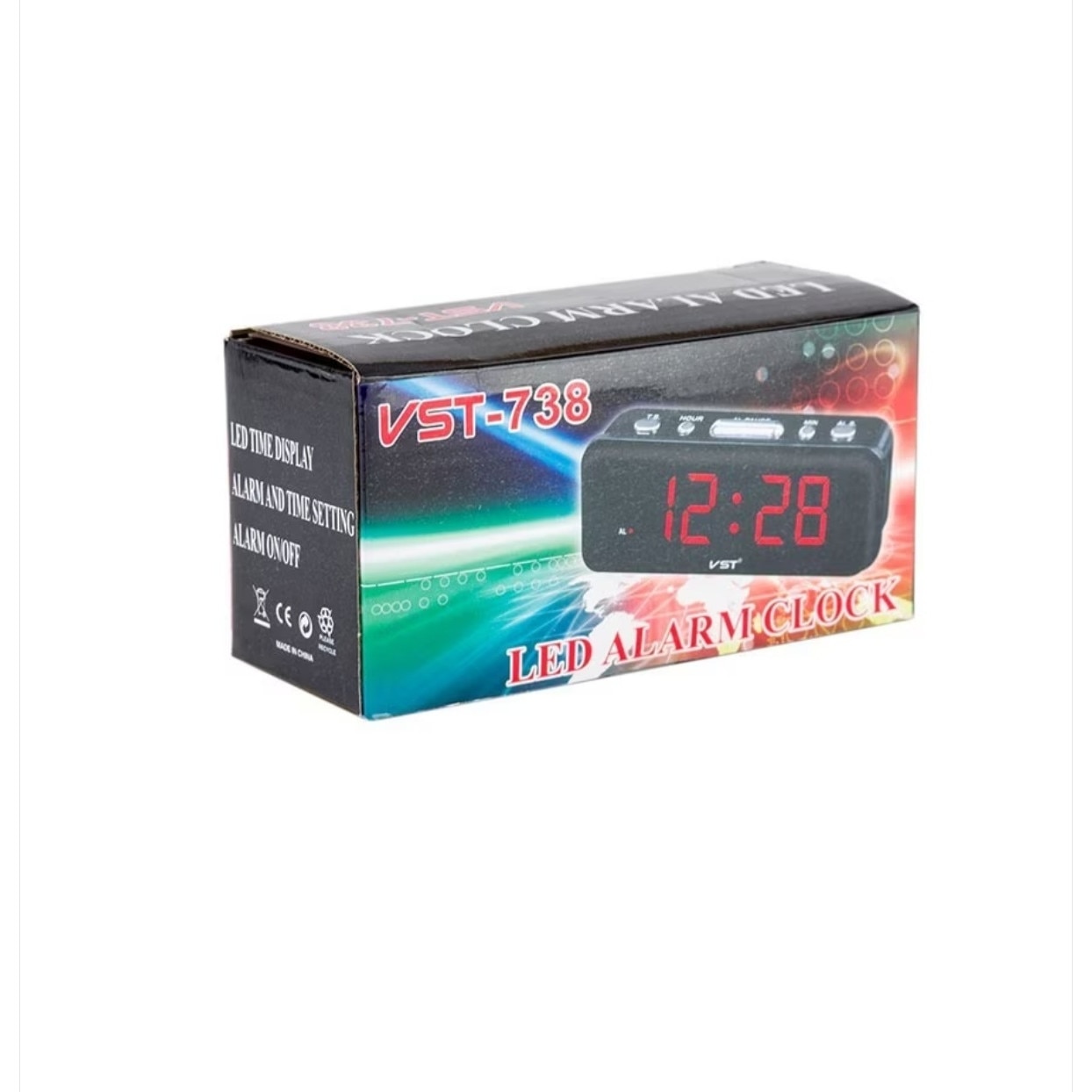 Ceas digital cu afisaj LED, 15 cm - eMAG.ro