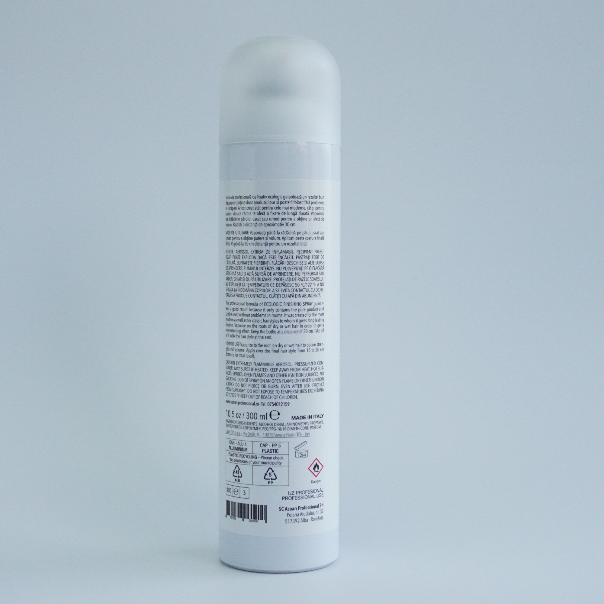 Fixativ Ecologic ASOAN Professional, Fara Gaz, 300ml, Fixare Puternica ...