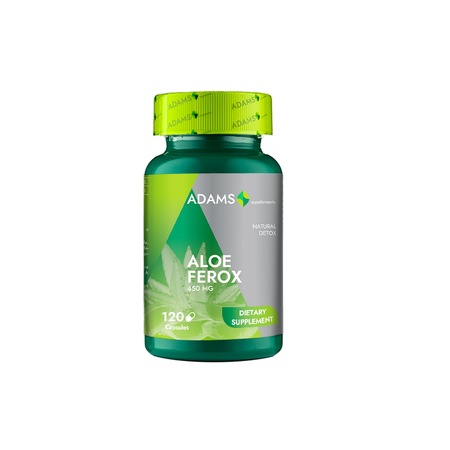 Aloe Ferox 450mg 120cps, Adams - eMAG.ro