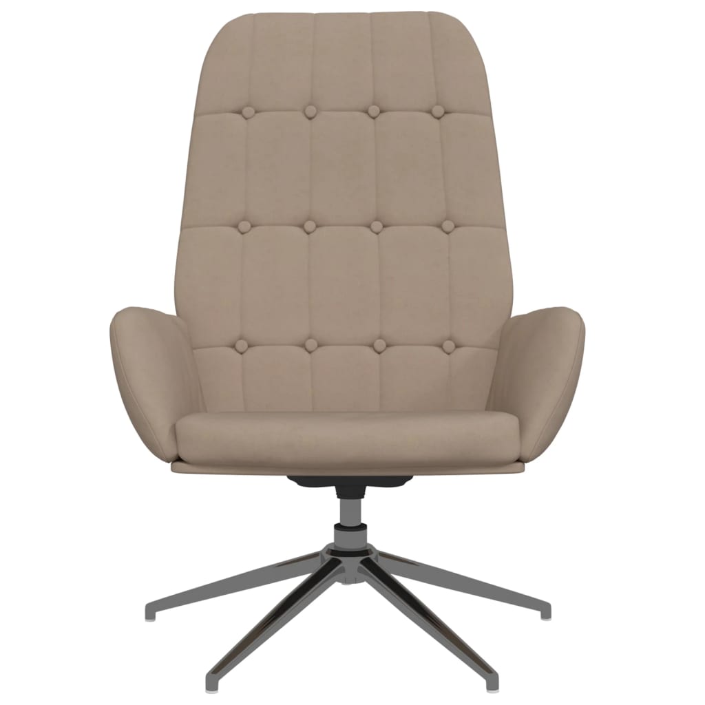 Scaun de relaxare, gri deschis, piele intoarsa ecologica, confortabil ...