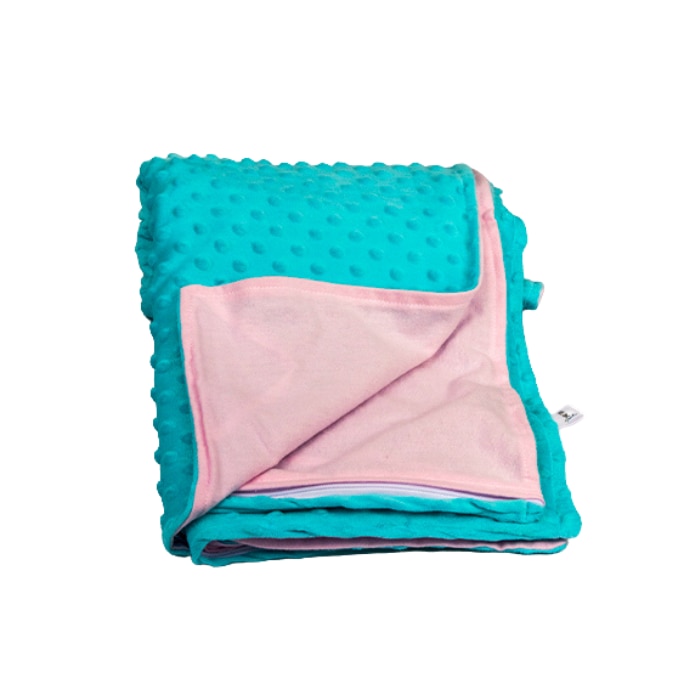 Set Patura Ponderala pentru copii si HusaSensory cu 2 fete, Tucoaz ...