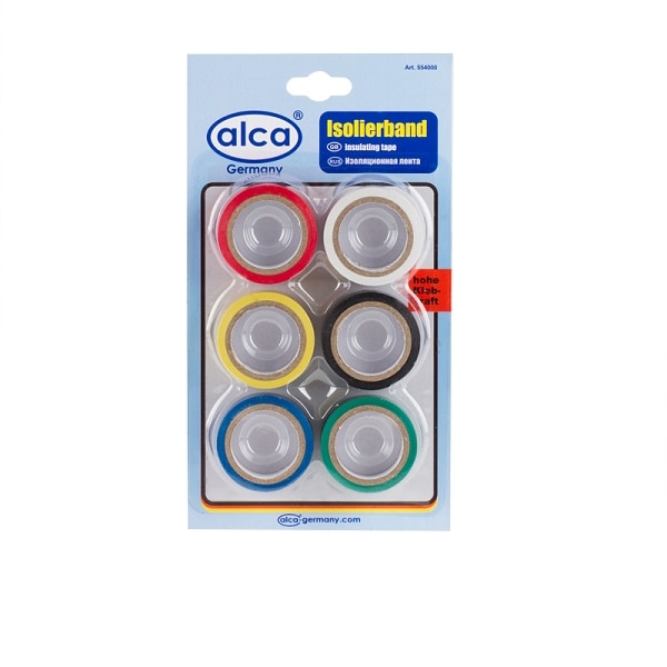 Set 6 benzi izolatoare adezive colorate Alca 08383, 5 metri - eMAG.ro