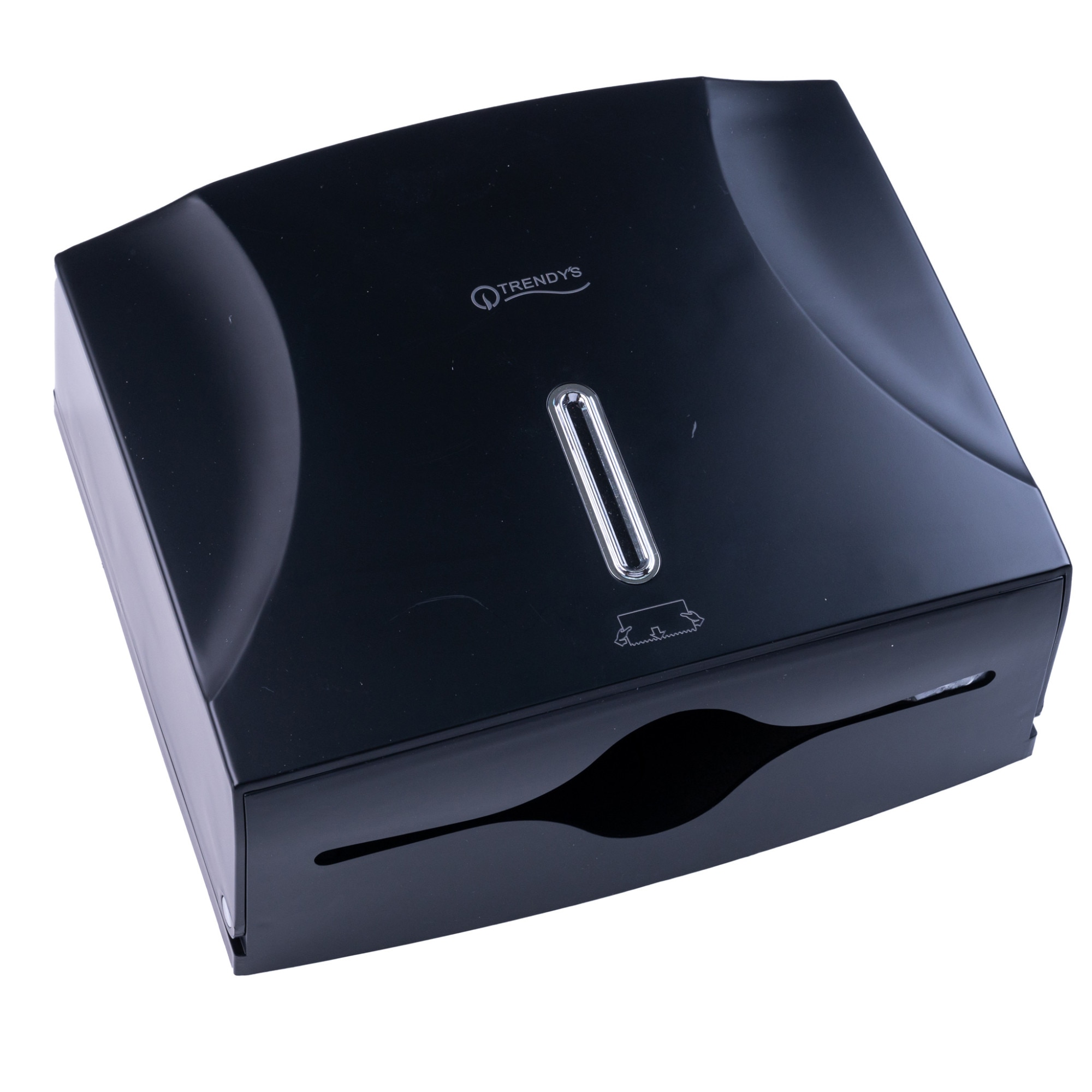 Dispenser, TRENDY’S, servetele pliate jumbo, negru - eMAG.ro