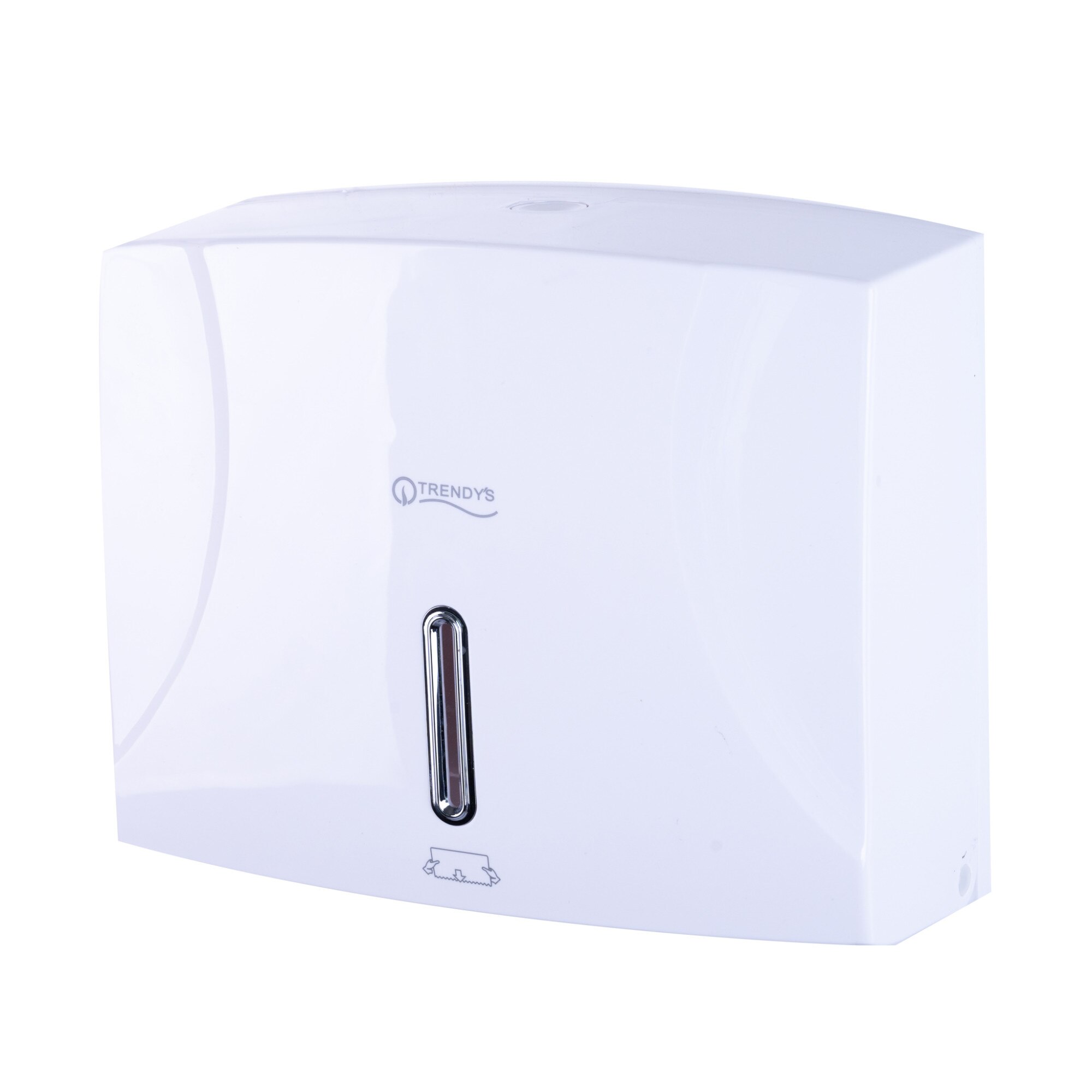 Dispenser, TRENDY’S, servetele pliate jumbo, alb - eMAG.ro